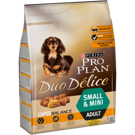PURINA PRO PLAN Croquettes pour Chiens Duo Délice Mini au Poulet