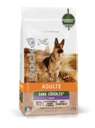 YOCK NATURE Croquettes sans céréales chien grande race 12 kg